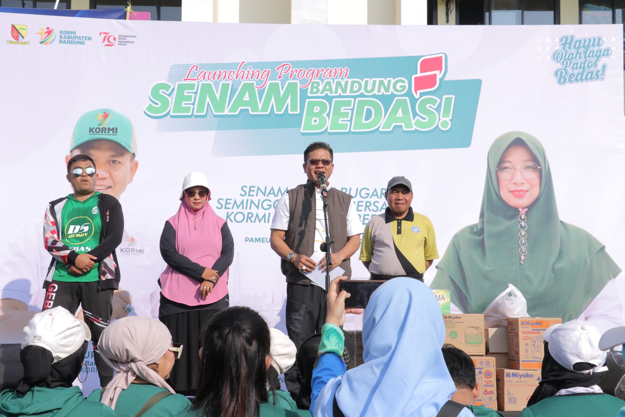 Dilaksanakan Seminggu Sekali, Bupati Bandung dan Ketua KORMI Launching ...